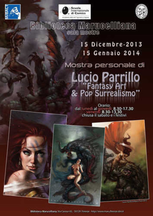Mostra Lucio Parrillo. Fantasy art e Pop surrealismo - Biblioteca ...