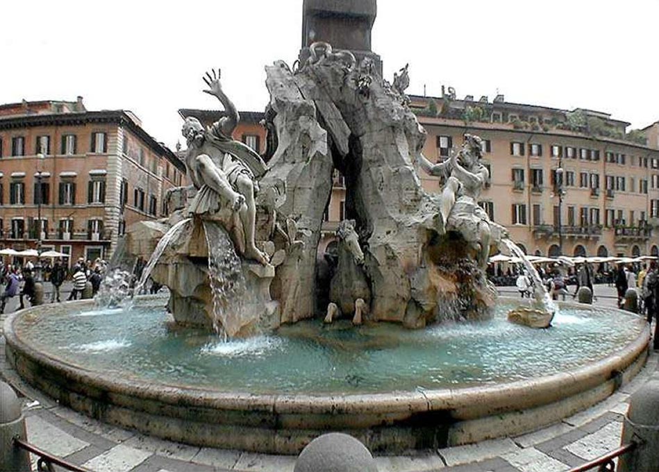 Fontana dei Quattro Fiumi di Bernini - Descrizione dell'opera e mostre ...